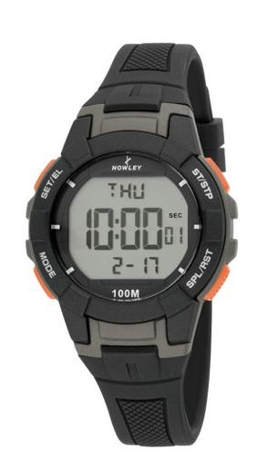 Nowley digital ur - Sort silikonerem - Digitale ure - Interport